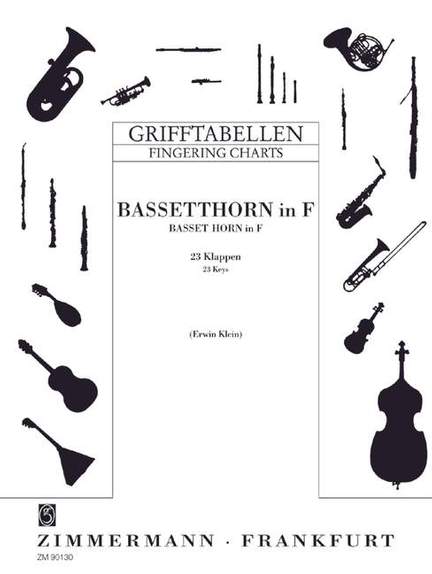 Fingering Chart for Basset Horn in F | Presto Music