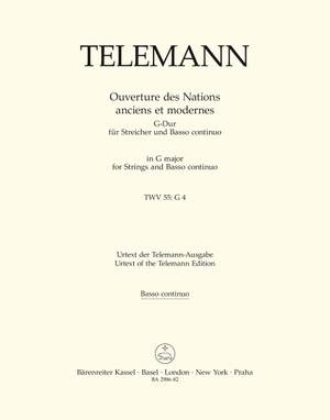 Telemann: Overture (Suite) TWV 55:G4 in G major 'Les nations anciens et ...