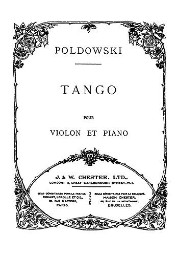 Poldowski: Tango for Violin and Piano | Presto Music
