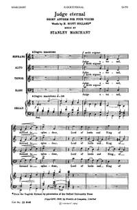Stanley Marchant: Judge Eternal | Presto Music