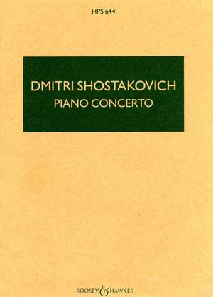 Shostakovich: Piano Concerto No. 1 in C minor for piano, trumpet & strings, Op. 35 (page 1 of 1 ...