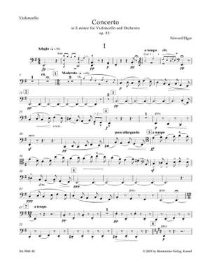 Elgar: Cello Concerto in E minor, Op. 85 (page 1 of 3) | Presto Sheet Music