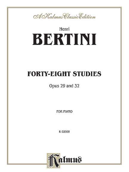 Henri Bertini: Forty-eight Studies, Op. 29 & 32 | Presto Music