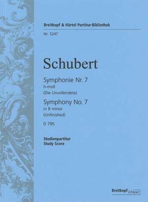 Schubert: Symphony No. 8 in B minor, D759 'Unfinished' (page 1 of 4 ...
