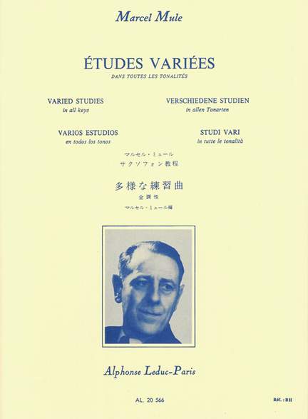 Marcel Mule: Études variées dans toutes les tonalités | Presto Music