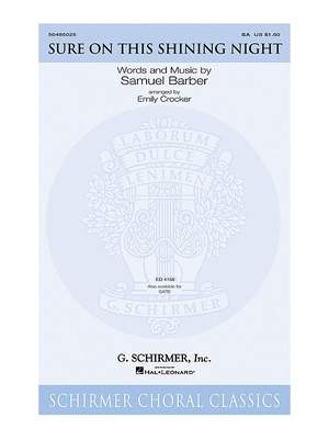 Barber: Sure on this shining night, Op. 13 No. 3 (page 1 of 2) | Presto ...