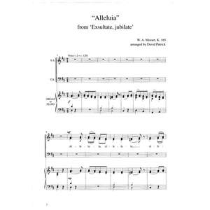 Mozart: Exsultate, jubilate, K165 - Alleluia (page 1 of 4) | Presto Music