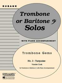 H.A. VanderCook: Turquoise (Trombone Gems No. 3) | Presto Music