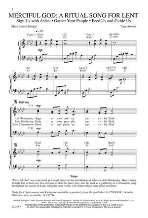 Tony Alonso: Merciful God: A Ritual Song for Lent | Presto Music