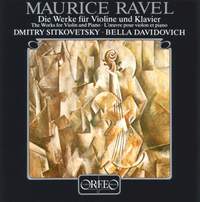 Ravel: Complete Works for Violin & Piano - Orfeo: C108841 - CD or ...