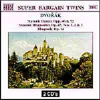 Dvorak: Slavonic Dances, Slavonic Rhapsodies, Rhapsody in A minor ...