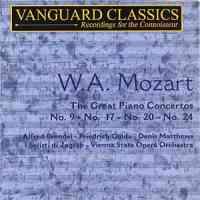 Mozart - The Great Piano Concertos - Vanguard Classics: ATMCD1185 - 2 ...