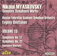 Myaskovsky - Complete Symphonic Works Volume 12 - Alto: ALC1022 - CD or ...