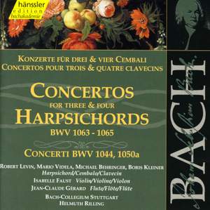 Bach: Concertos for Three & Four Harpsichords - Hänssler: HAEN92130 - download | Presto Music