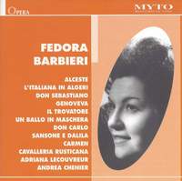 Fedora Barbieri in Recital - Myto: MCD043H089 - download | Presto Music