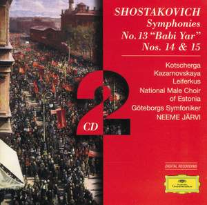Shostakovich: Symphony No. 13 in B flat minor, Op. 113 'Babi Yar', etc. - Deutsche Grammophon ...