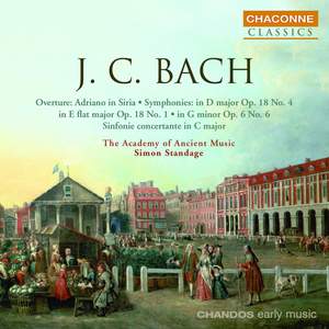 JC Bach: Symphonies in E flat and D - Chandos: CHAN0713X - CD or download | Presto Music