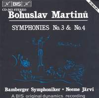 Martinu: Symphonies Nos. 3 & 4 - BIS: BISCD363 - CD | Presto Music