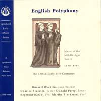 Music of the Middle Ages, Vol 4: English Polyphony of the 13th & Early ...