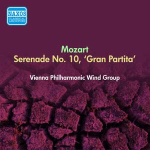 Mozart: Serenade No. 10 in B flat major, K361 'Gran Partita' - Naxos ...