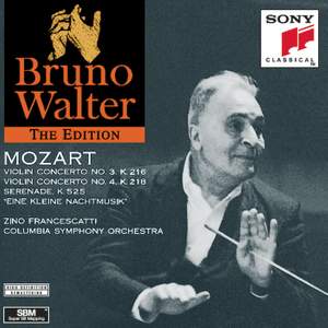 Mozart: Violin Concertos Nos. 3 & 4 and Eine kleine Nachtmusik - Sony: SMK64468 - Presto CD or ...