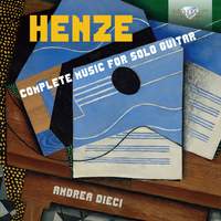 Henze: Complete Music for Solo Guitar - Brilliant Classics: 95186 ...