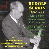 Mozart & Beethoven: Piano Concertos With Rudolf Serkin, Vol. 4 - Doremi: DHR-81778 - 2 CDs or ...