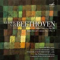 Beethoven: Triple Concerto, Op. 56 & Piano Trio in C Minor, Op. 1 No. 3 - Melodiya: RCID19842978 ...