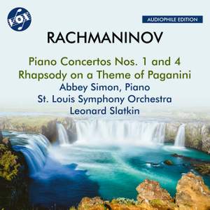 Sergey Rachmaninov: Piano Concertos Nos. 1 & 4, Rhapsody on a Theme of Paganini - Vox: VOX-NX ...