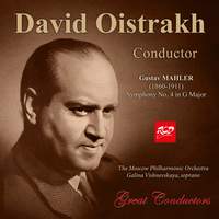 David Oistrakh conducts Mahler's Symphony No. 4 in G Major - Russian Compact Disc: RCD16080 ...