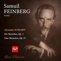 ALEXANDER SCRIABIN: Mazurkas Op. 3 & Op. 25, Samuil Feinberg, piano ...