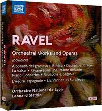 Maurice Ravel: Orchestral Works and Operas (boxed Set) - Naxos: 8508022 - 8 CDs | Presto Music