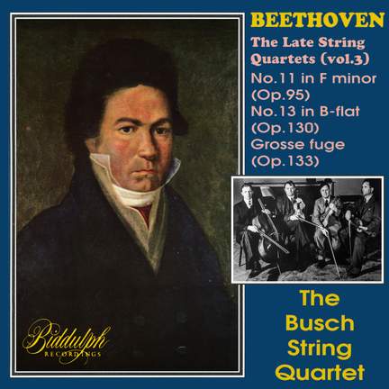 Beethoven: The Late String Quartets, Vol. 3 - Biddulph: BDF-ED-LAB085 - download | Presto Music