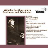 Wilhelm Backhaus plays Beethoven and Schumann - Beulah: 1PDR82 ...